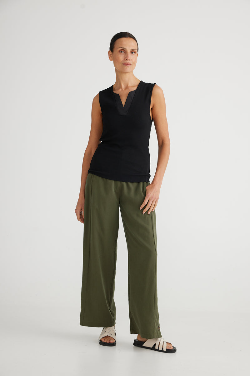 Sassi J BRAVE & TRUE Henley Tank – Sassi J Fashion