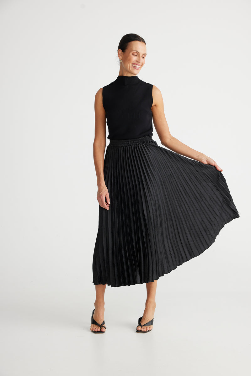 Sassi J BRAVE & TRUE Alias Pleated Skirt – Sassi J Fashion